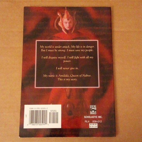 Scholastic | Office | Star Wars Episode I Journal Queen Amidala Book ...